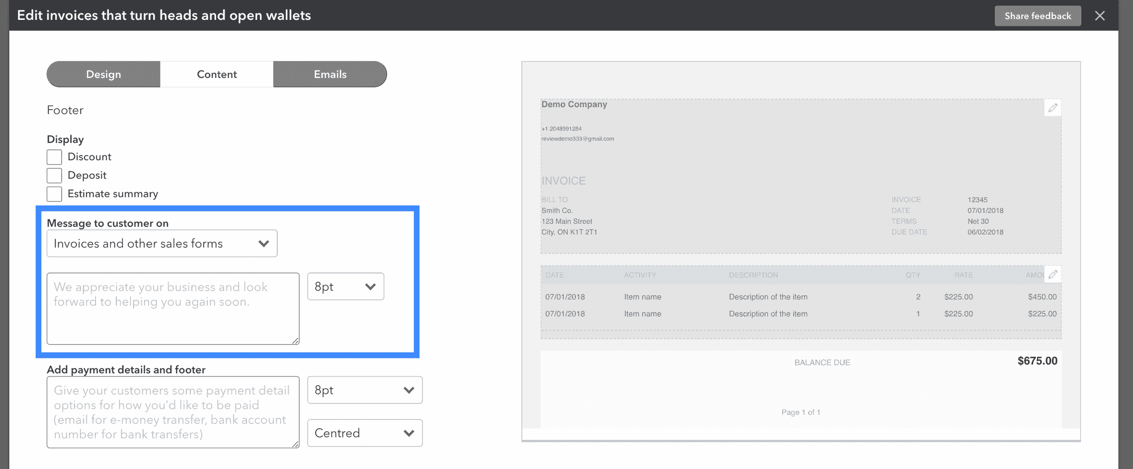 How to Add a Google Review Link in QuickBooks Invoice | Simple RM